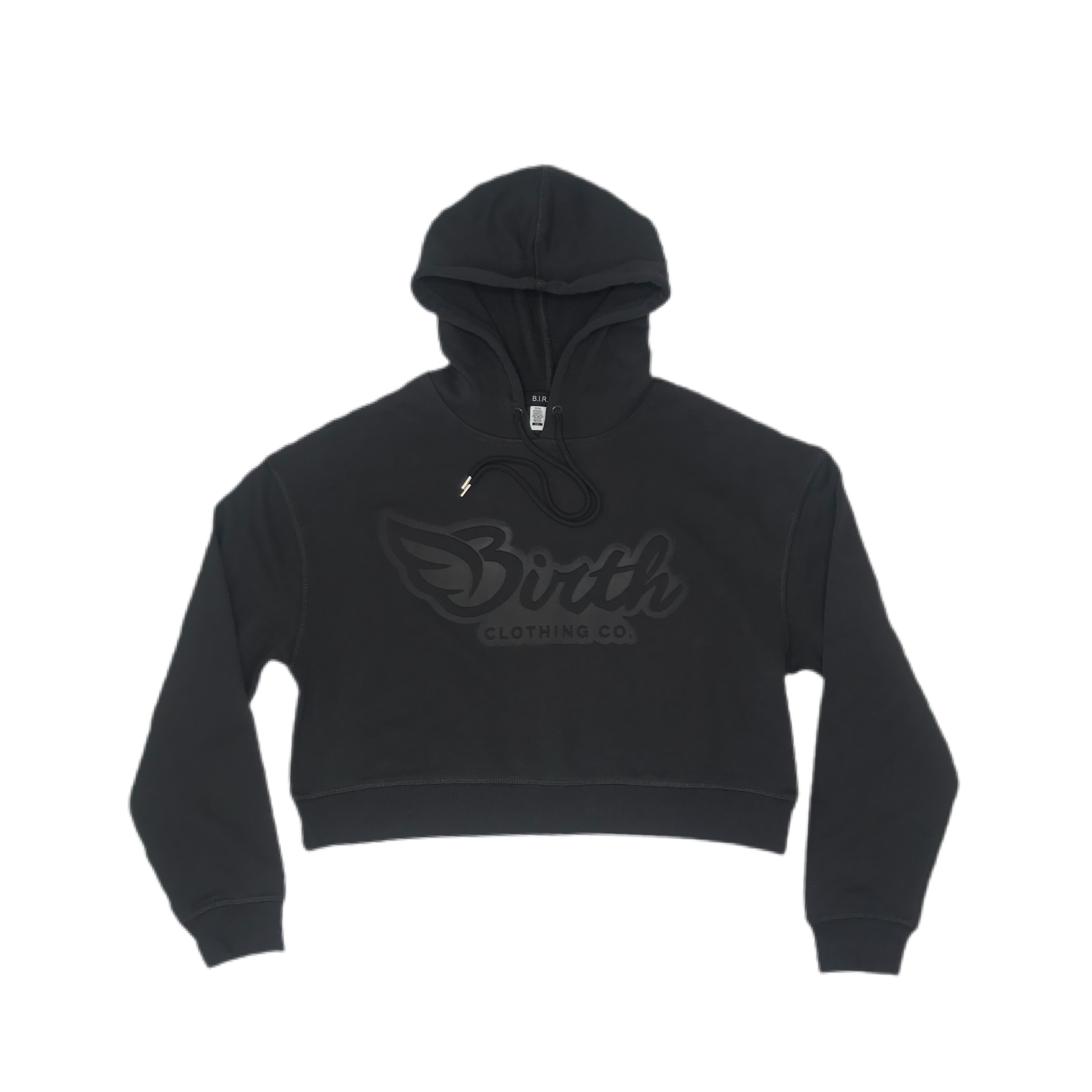 Embossed Cropped Hood – B.I.R.T.H.